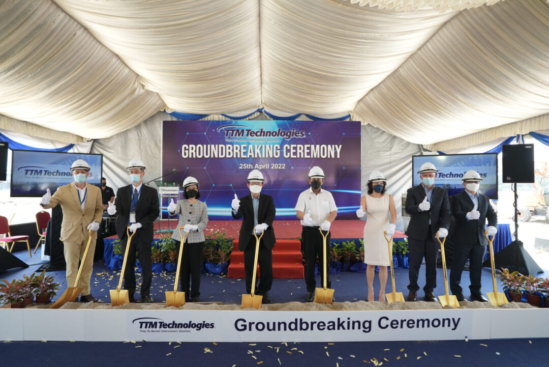 [Press Release] TTM Technologies Breaks Ground at Its First Manufacturing Plant in Penang ...