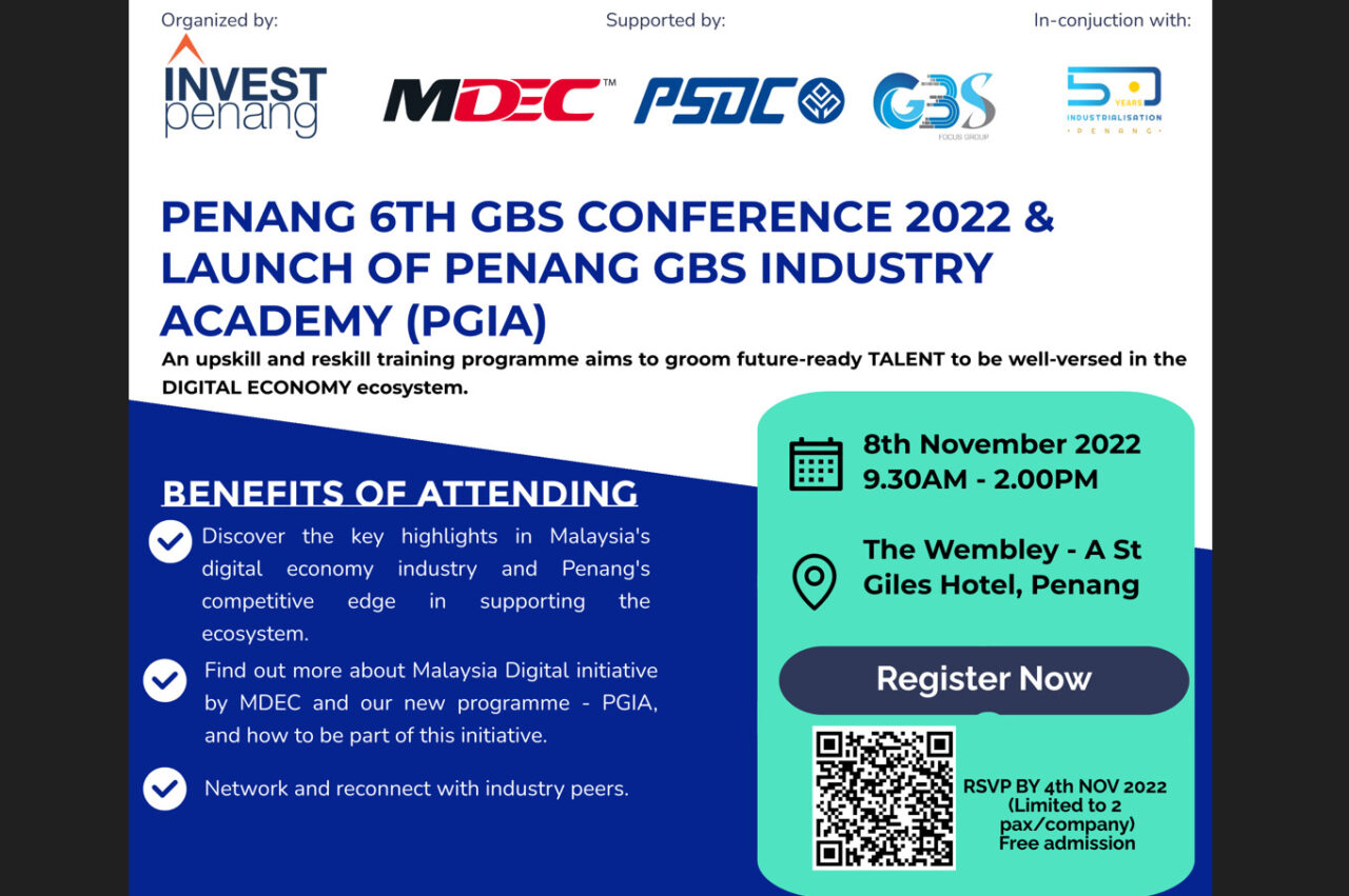 Launch of Penang GBS Industry Academy (PGIA) - InvestPenang