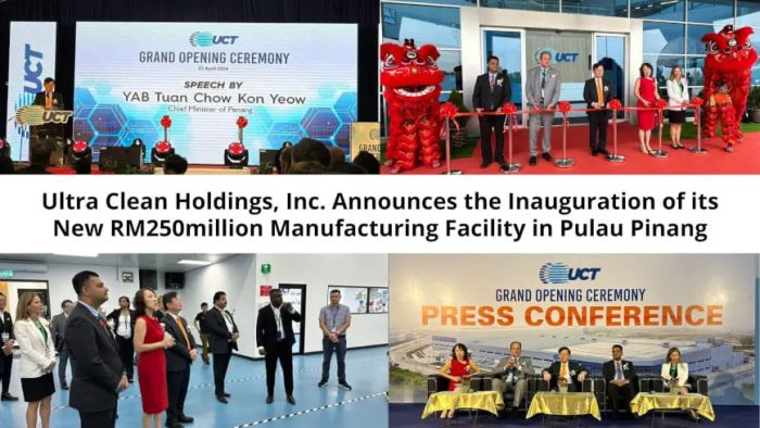 [Press Release] Ultra Clean Holdings, Inc. Announces the Inauguration ...