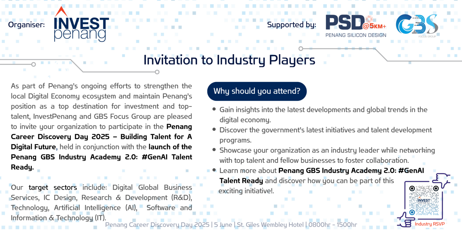 Penang Career Discovery Day 2025 - InvestPenang